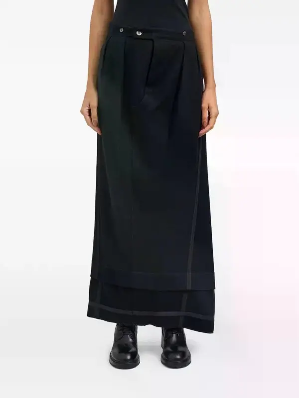 MARC LE BIHAN Rear-slit Maxi Skirt