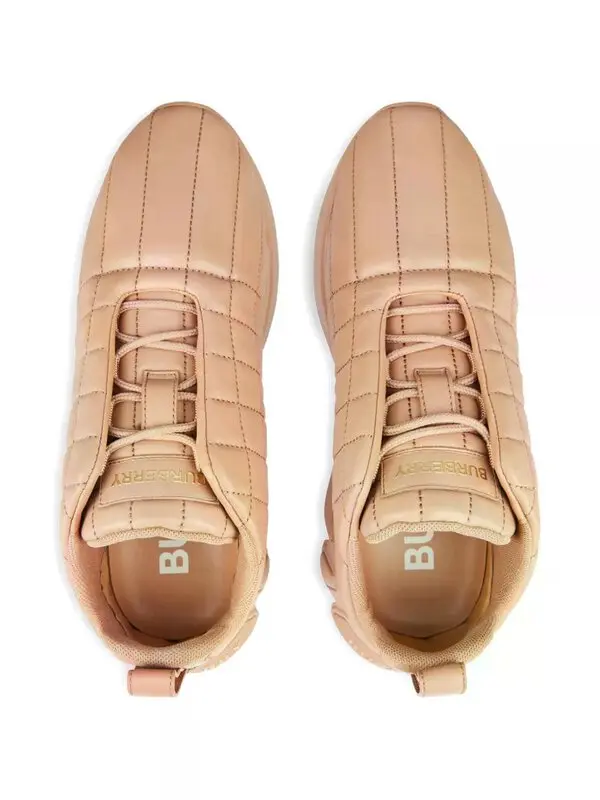 Burberry Lace-up Quilted Sneakers