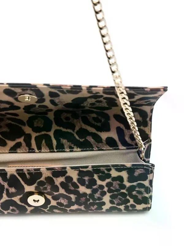 CASTAGNA Animal-print Shoulder Bag With Chain Strap