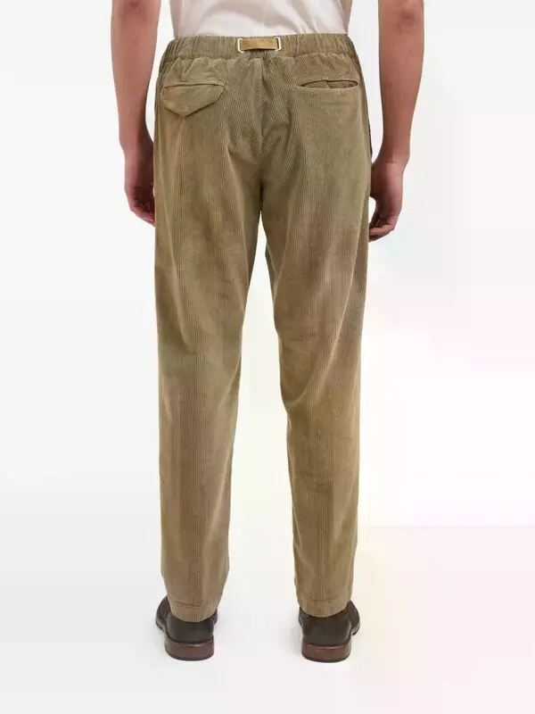 WHITE SAND Corduroy Trousers - Green