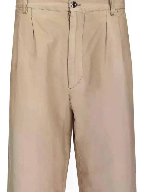 MAISON MARGIELA Pleated Cotton Trousers