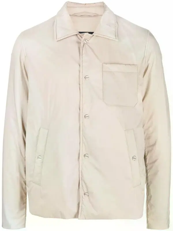 Herno Chantilly Buttoned Jacket - Neutrals