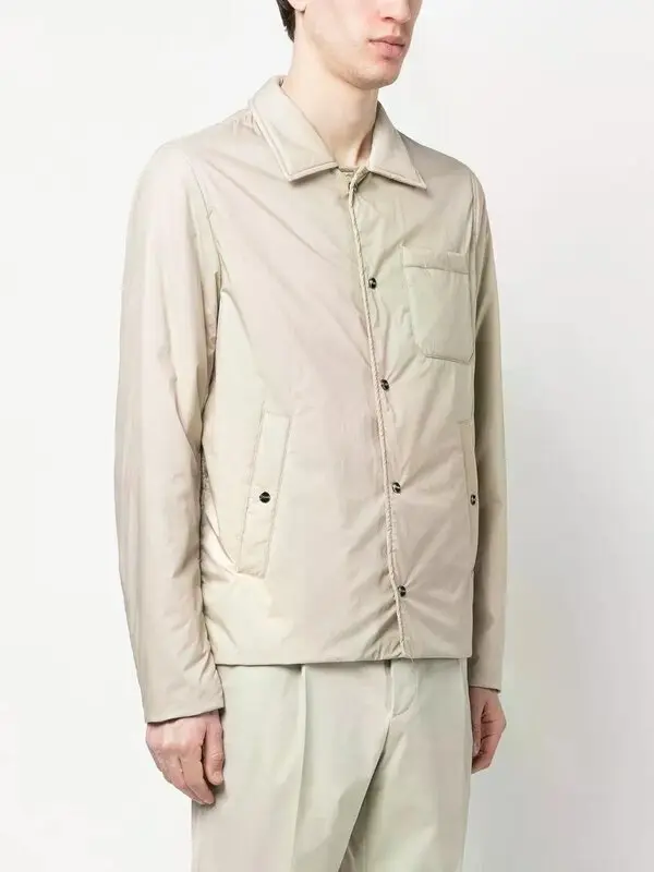 Herno Chantilly Buttoned Jacket - Neutrals