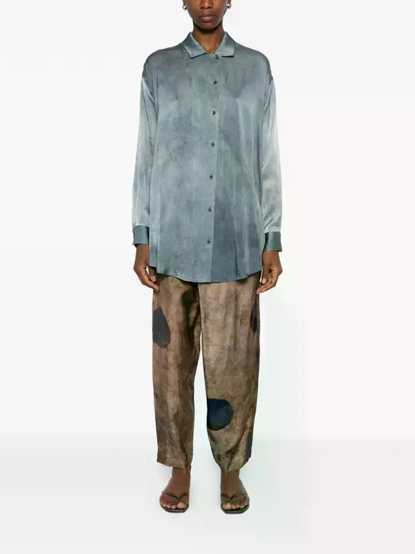 UMA WANG Buttoned Silk Shirt