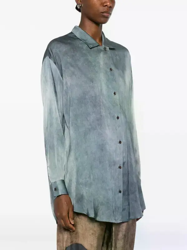 UMA WANG Buttoned Silk Shirt