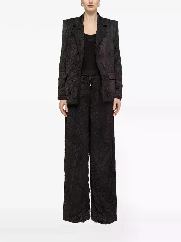 NISSA Crinkle-effect Blazer