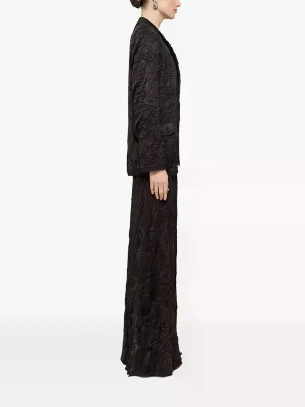 NISSA Crinkle-effect Blazer