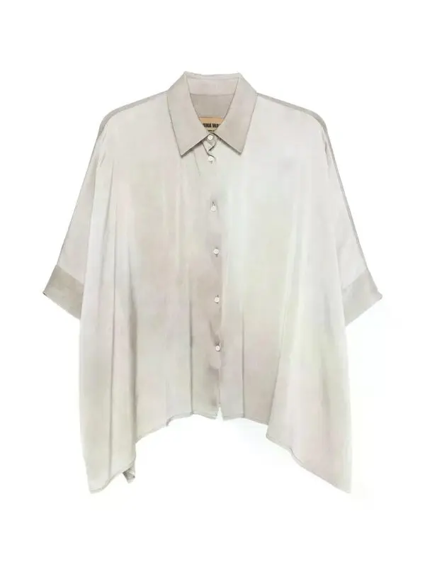UMA WANG Button Short Sleeve Top