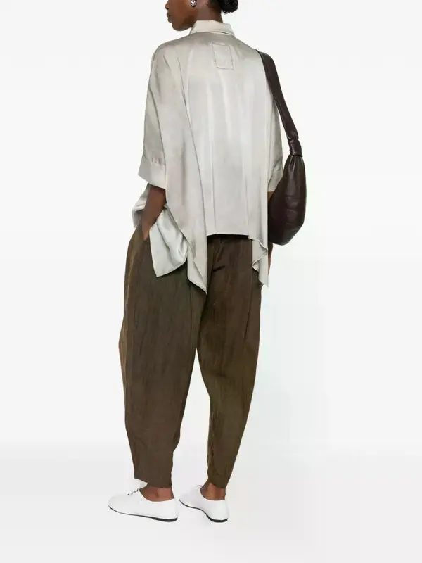 UMA WANG Button Short Sleeve Top