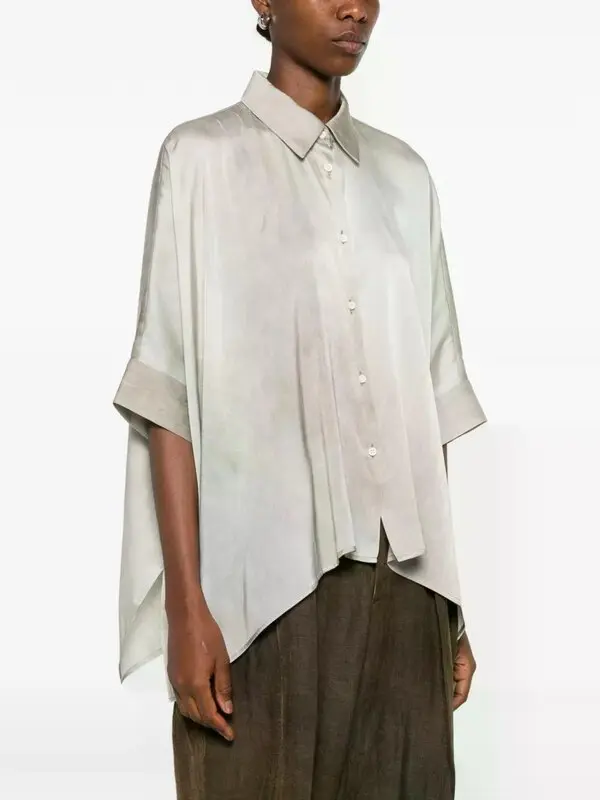 UMA WANG Button Short Sleeve Top