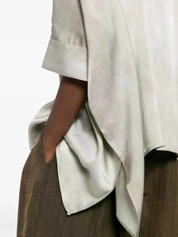 UMA WANG Button Short Sleeve Top