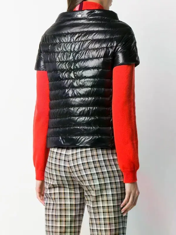 Herno Padded Short Sleeve Jacket - Black