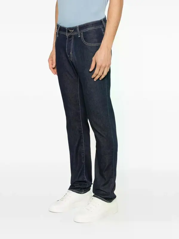 Jacob Cohen Nick Stitching Five-pocket Jeans