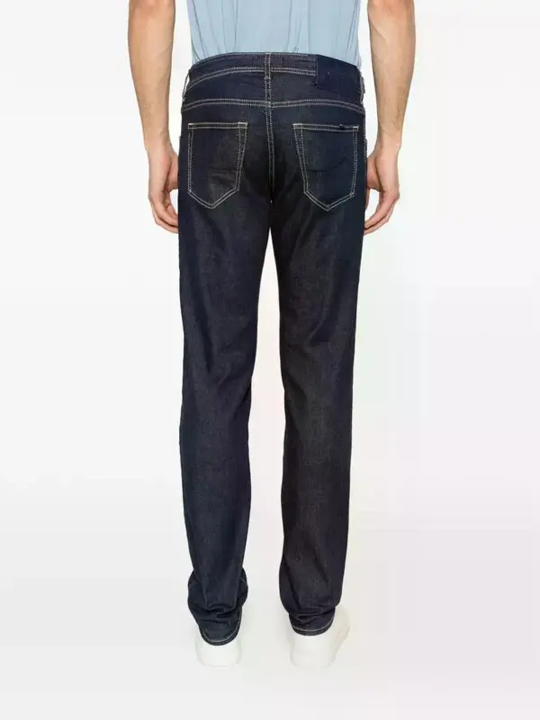 Jacob Cohen Nick Stitching Five-pocket Jeans