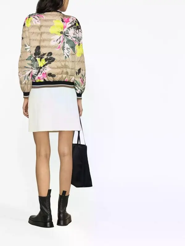 Herno Beta Flower Padded Bomber Jacket