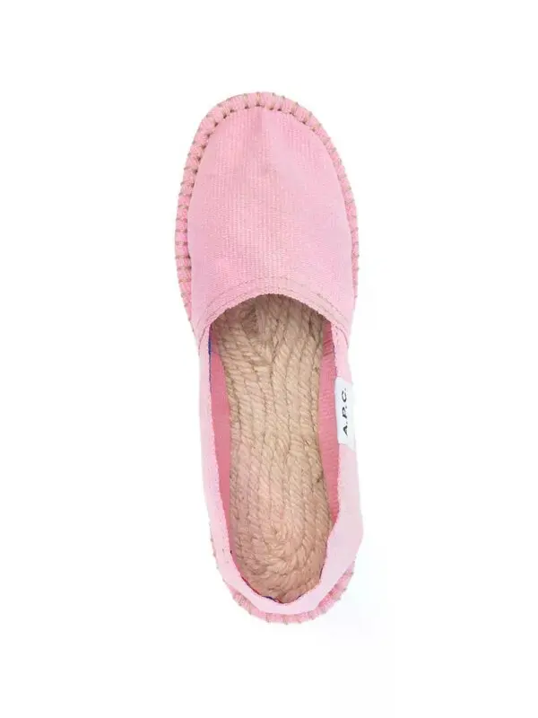 A.p.c. Logo Espadrilles - Pink