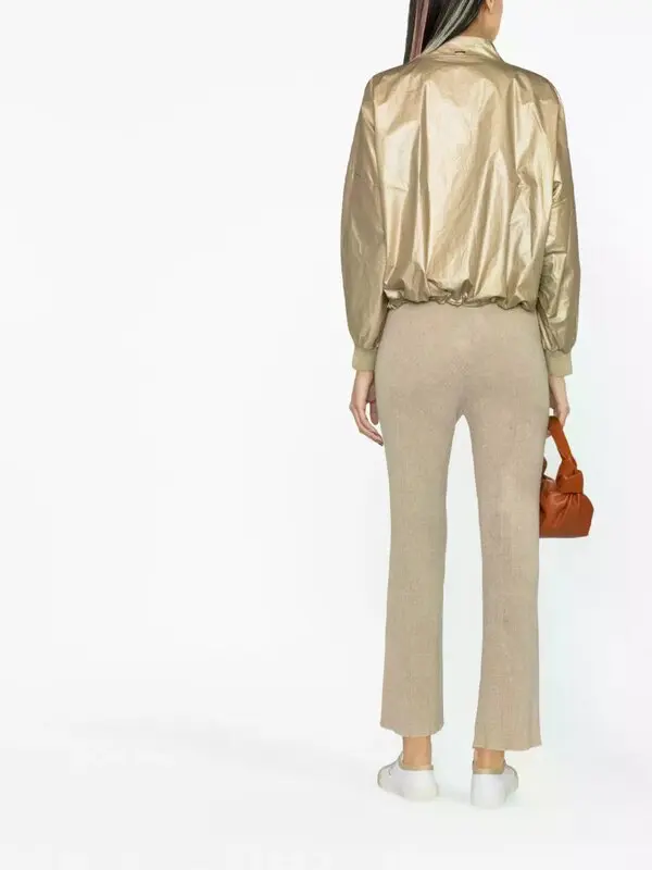 Herno Metallic Bomber Jacket - Gold