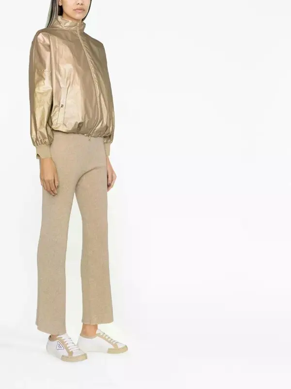 Herno Metallic Bomber Jacket - Gold