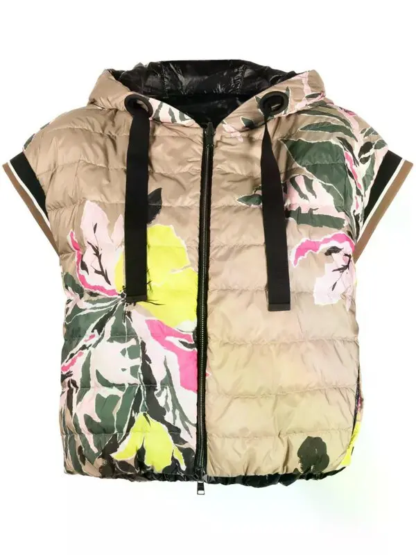 Herno Reversible Feather Down Gilet - Neutrals