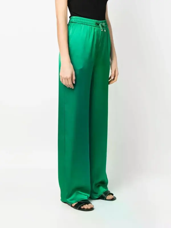 Herno Drawstring-waist Straight-leg Trousers - Green
