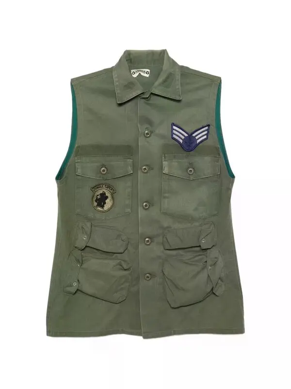 A.N.G.E.L.O. VINTAGE CULT Buttoned Patch Vest