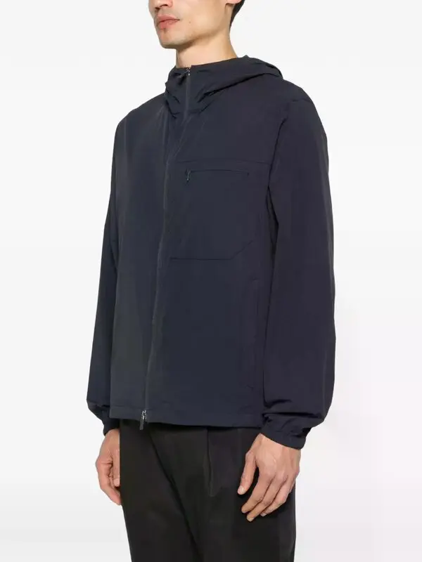 Herno Hooded Zip-up Jacket