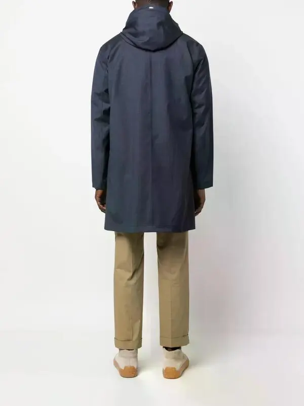 Herno Single-breasted Parka Jacket