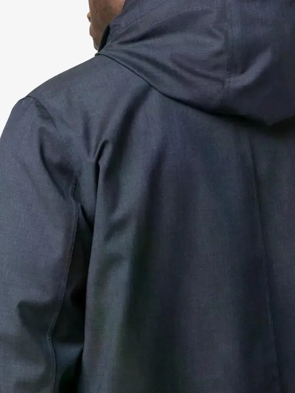 Herno Single-breasted Parka Jacket