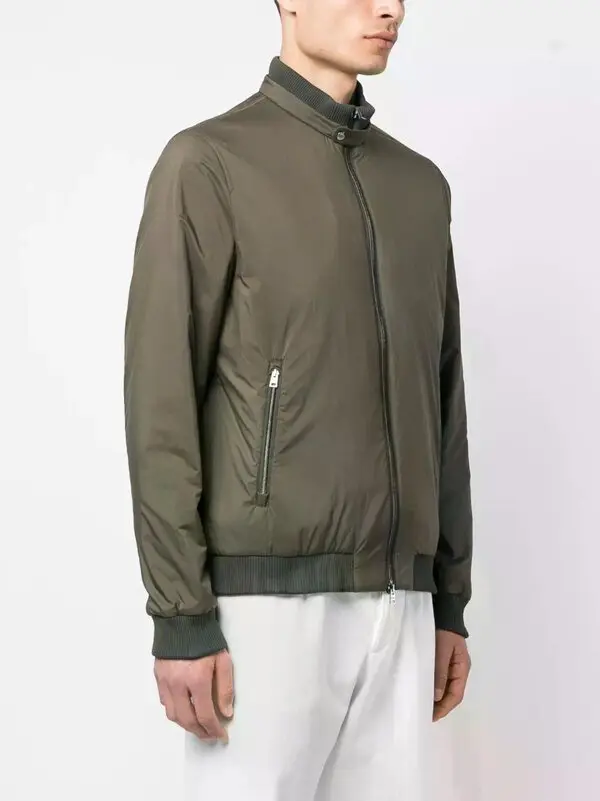 Herno Zip-fastening Bomber Jacket - Green
