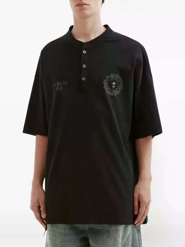 FIVE CM Logo-print T-shirt - Black