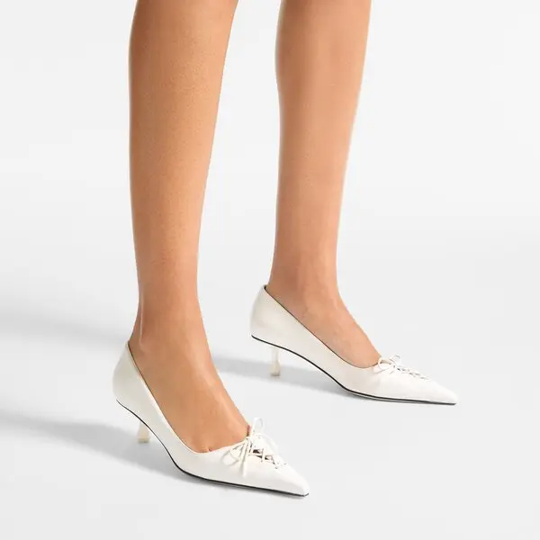 JIMMY CHOO Scarlett 50 Nappa Leather Pumps - Neutral
