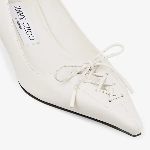 JIMMY CHOO Scarlett 50 Nappa Leather Pumps - Neutral