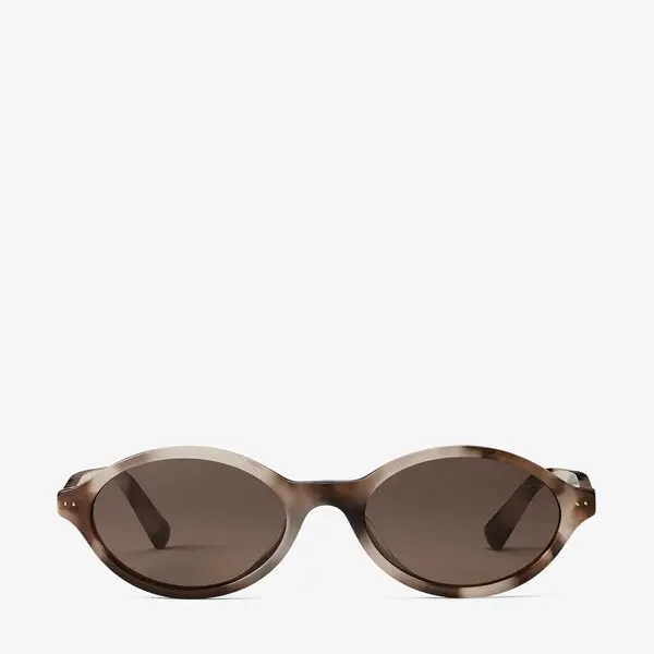 JIMMY CHOO Oval Sunglasses - E5097 Chai Havana