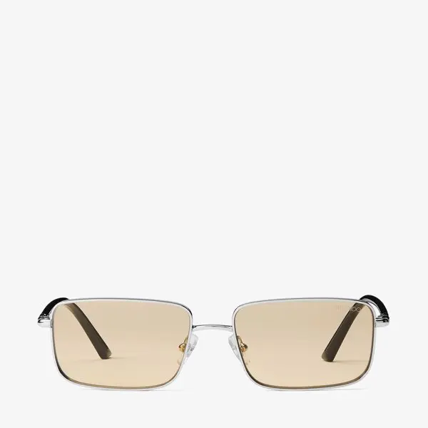 JIMMY CHOO Rectangular Sunglasses - Silver