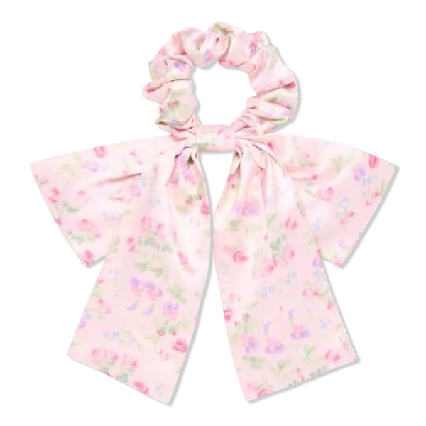 WET BRUSH X Hill House Silk Scarf Scrunchie - Pink Floral