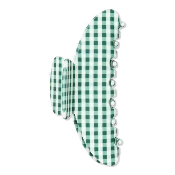 WET BRUSH X Hill House Green Gingham Claw Clip - One-color
