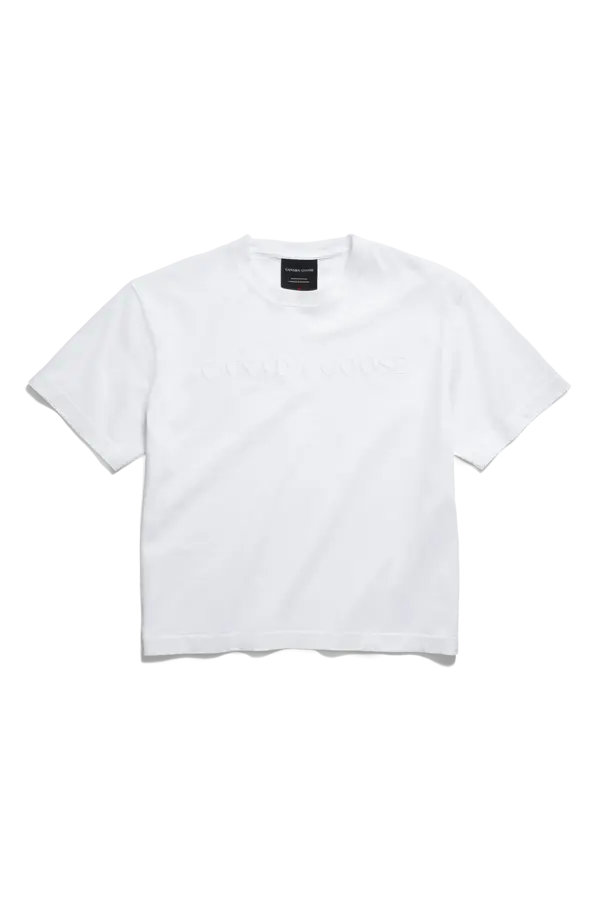 Canada Goose Roam Embroidered T-shirt - Optic White