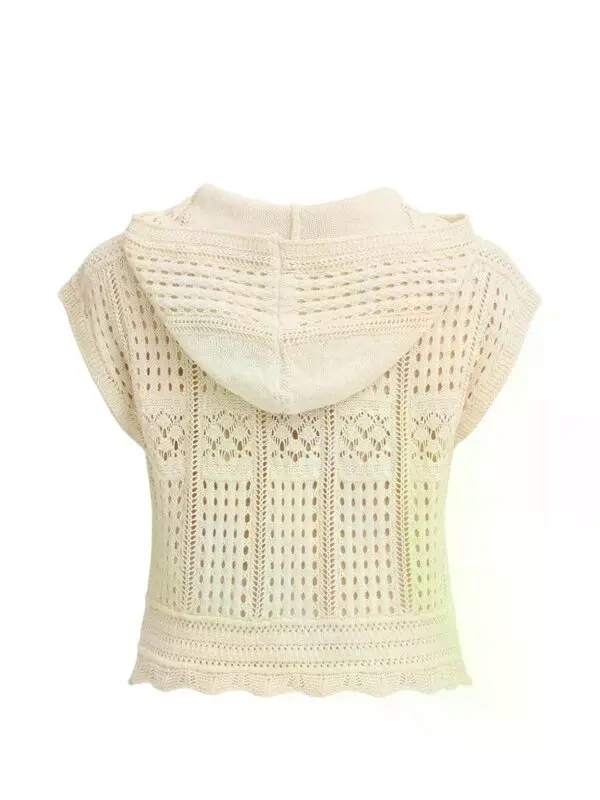 TWINSET Hooded Knitted Top