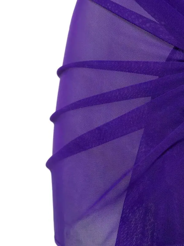 FISICO Sheer-finish Pareo - Purple