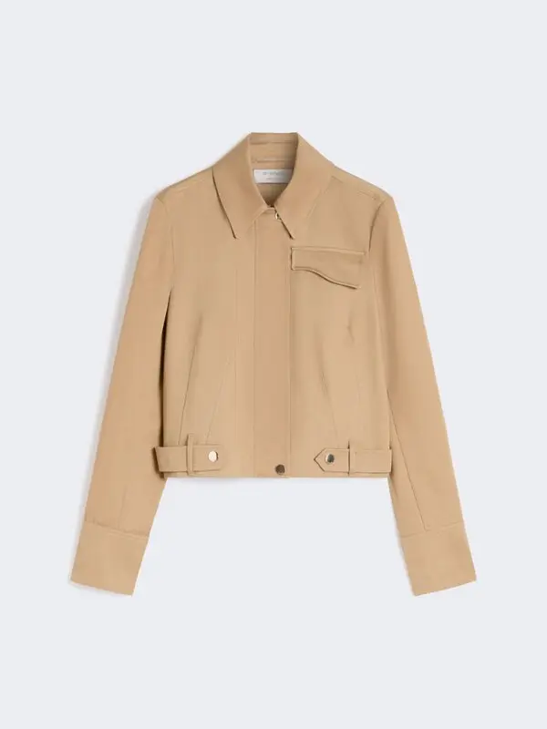Max Mara Boxy Cotton Shirt Jacket