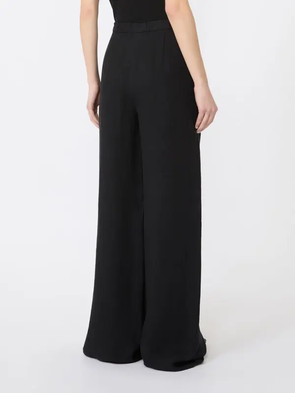Max Mara Linen Twill Jogger Trousers - Black
