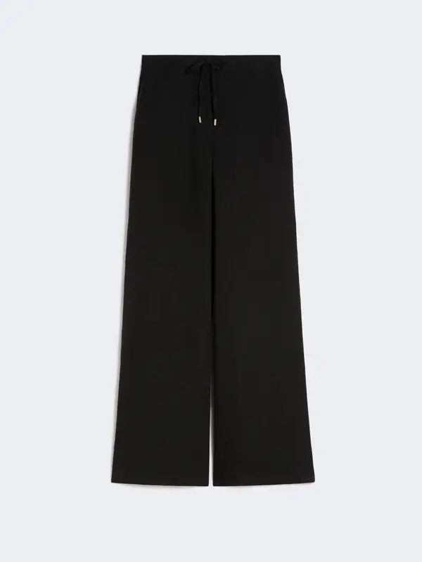 Max Mara Linen Twill Jogger Trousers - Black