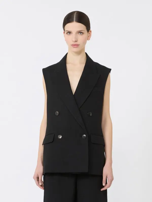 Max Mara Linen Twill Gilet
