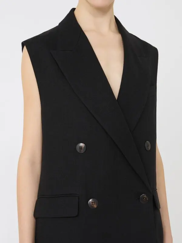 Max Mara Linen Twill Gilet