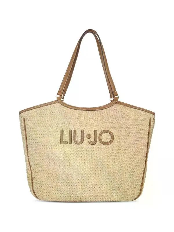 Liu Jo Woven Tote Bag - Neutrals