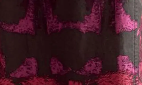 Desigual Abstract Print Wide Leg Pants - Red Multi