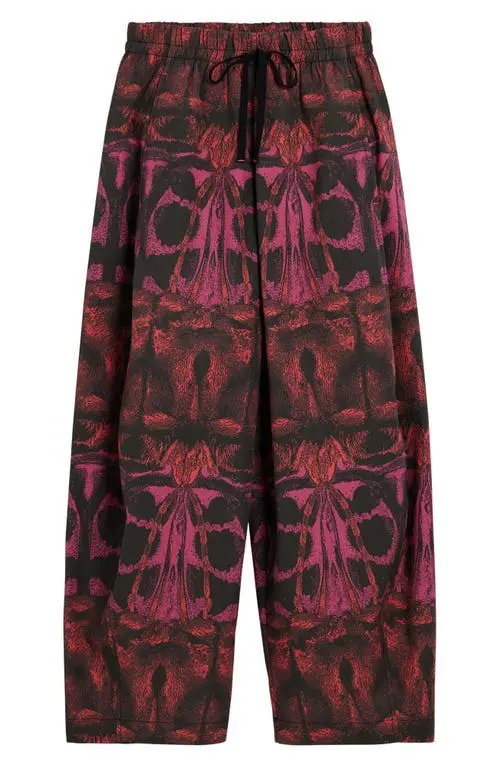 Desigual Abstract Print Wide Leg Pants