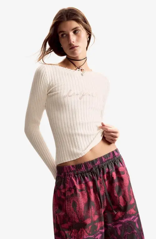 Desigual Abstract Print Wide Leg Pants