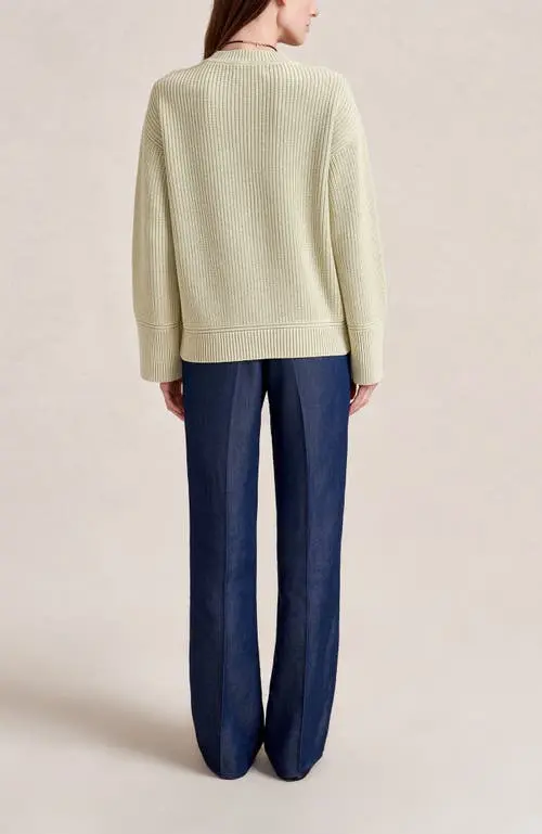 LA LIGNE Calvin Cotton Sweater - Celadon