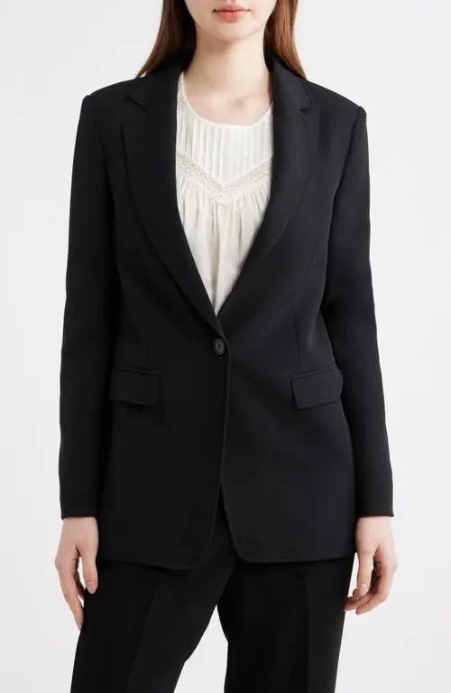 Hugo Boss Jabla One-button Crepe Blazer